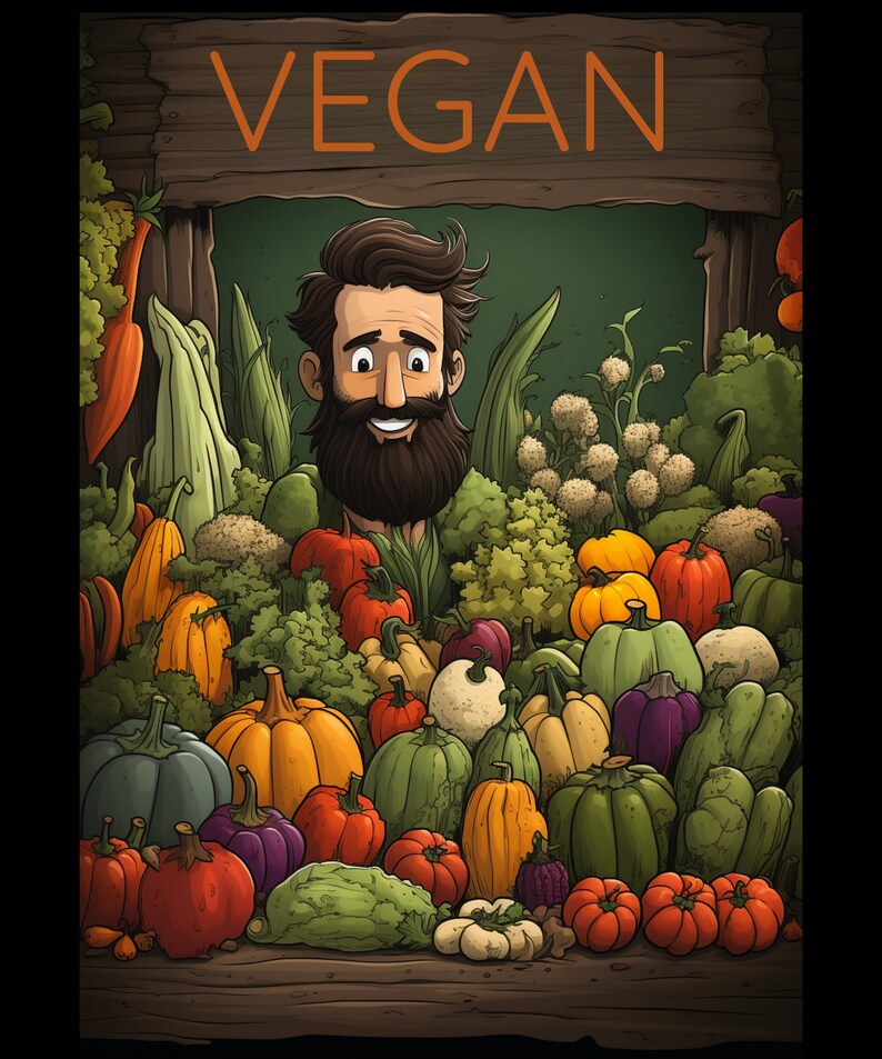 TEN Vegan Posters Home Decor Wall Decor Instant Digital Download ...