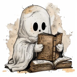 30 Cute Boo Sheet Ghosts Digital Poster, Printable Ghost Art for Kids ...