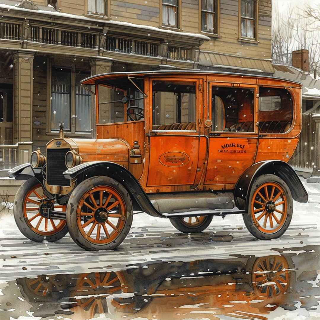 TWENTY Vintage Buses Digital Images, Historical Buses Across the Ages ...