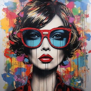 SEVEN Sassy Women Females Digital Art Prints Wall Decor Instant ...