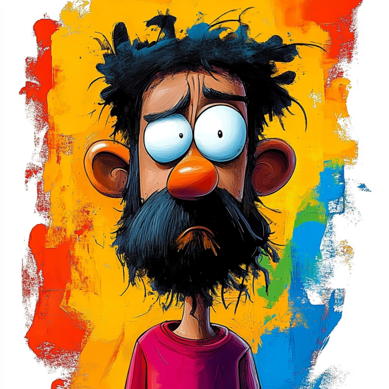 10 Vibrant Cartoon Character Prints, Colorful Poster Art, Kid's Room ...