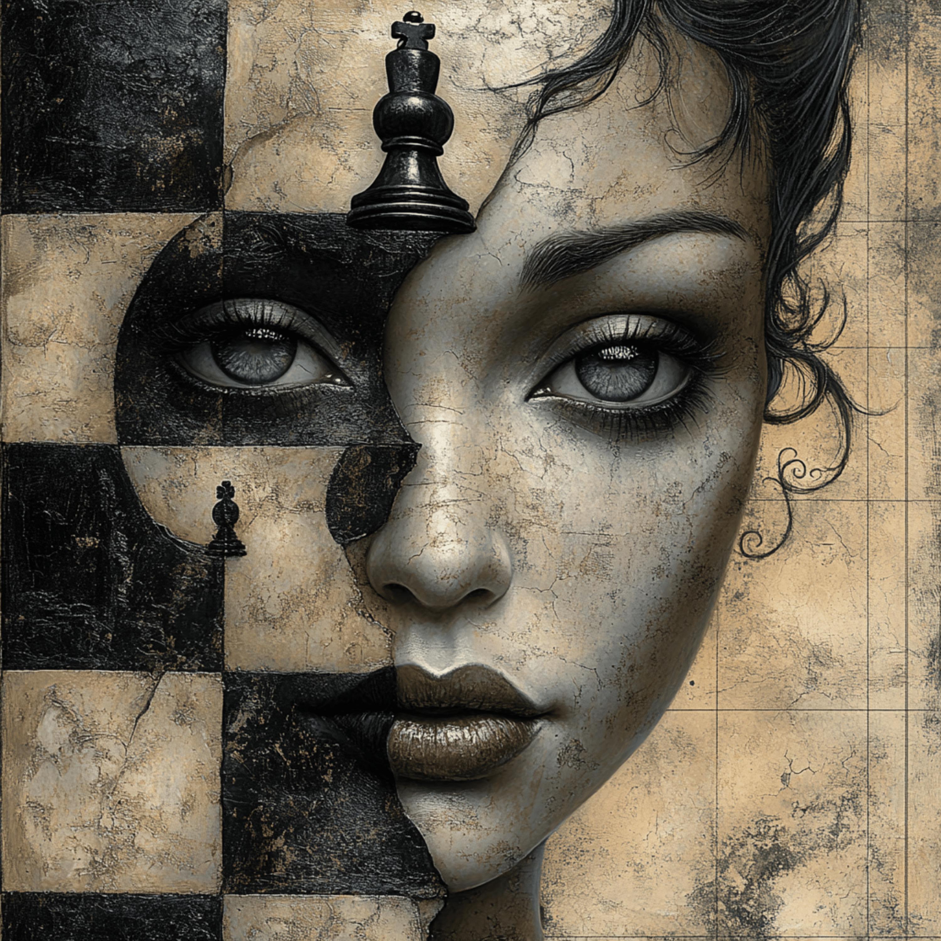 14 Piece Chess Artwork Digital Bundle Elegant Chess Piece Prints for ...