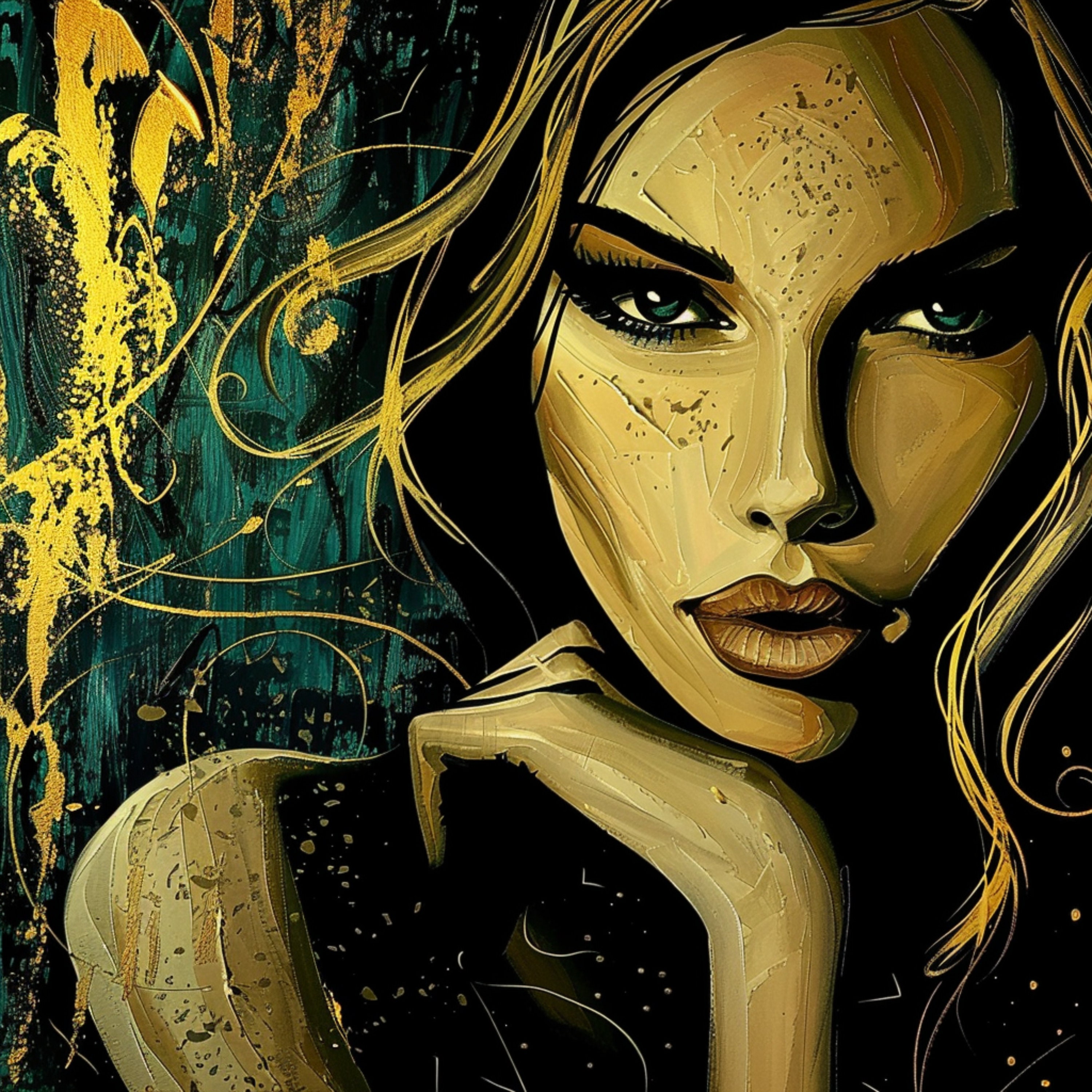 THIRTY FOUR Female Glamour Model Portraits in Different Artistic Styles ...