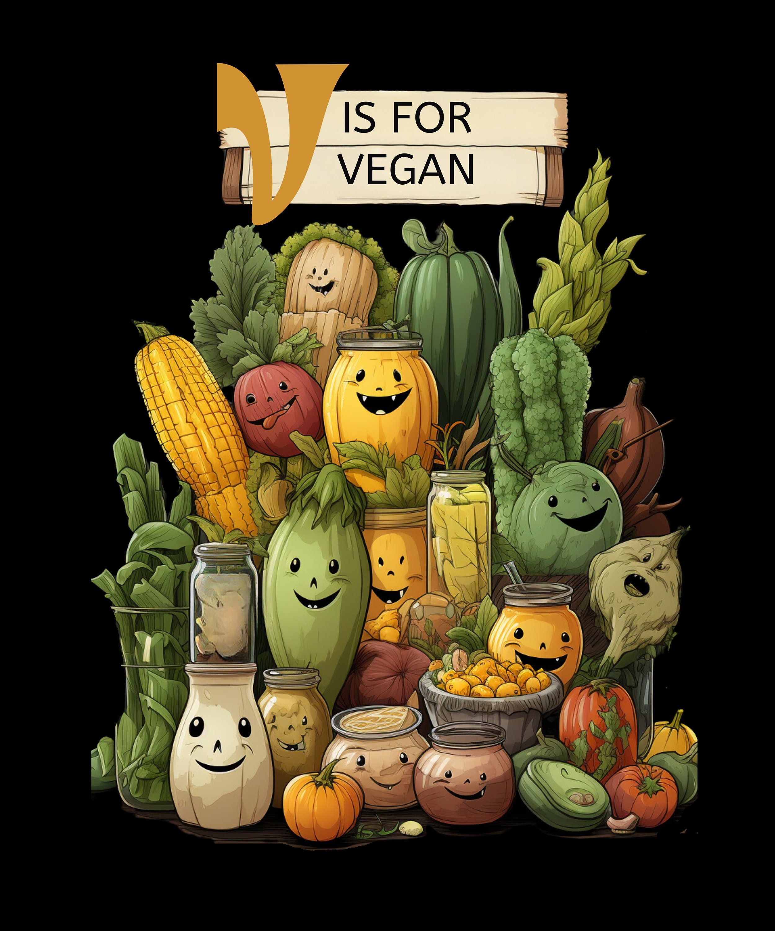 TEN Vegan Posters Home Decor Wall Decor Instant Digital Download ...