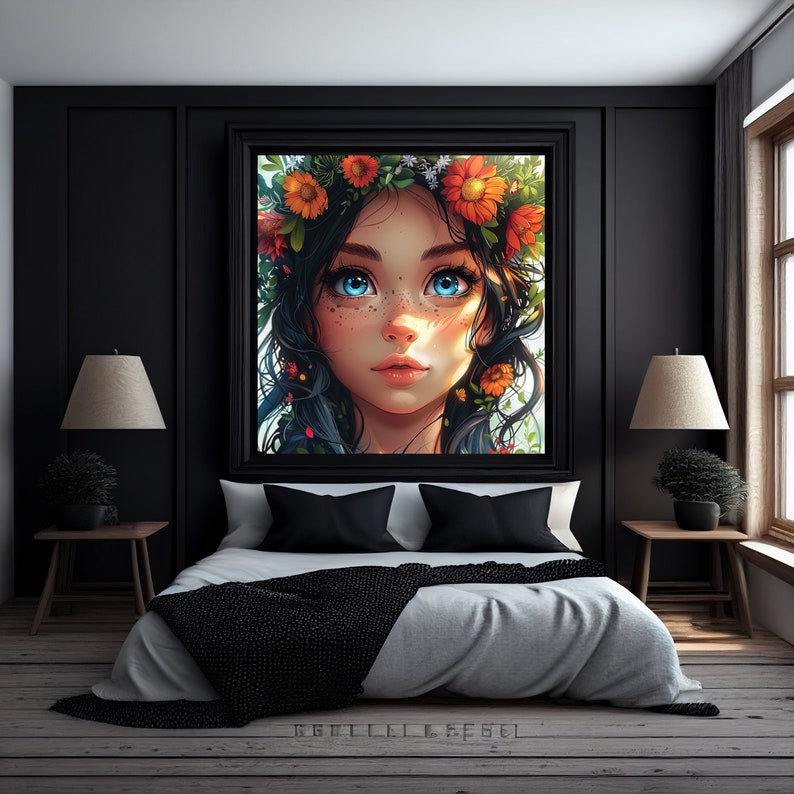 SEVEN Digital Fantasy Art Prints, Vivid Cartoon Artwork, Fantasy Wall ...