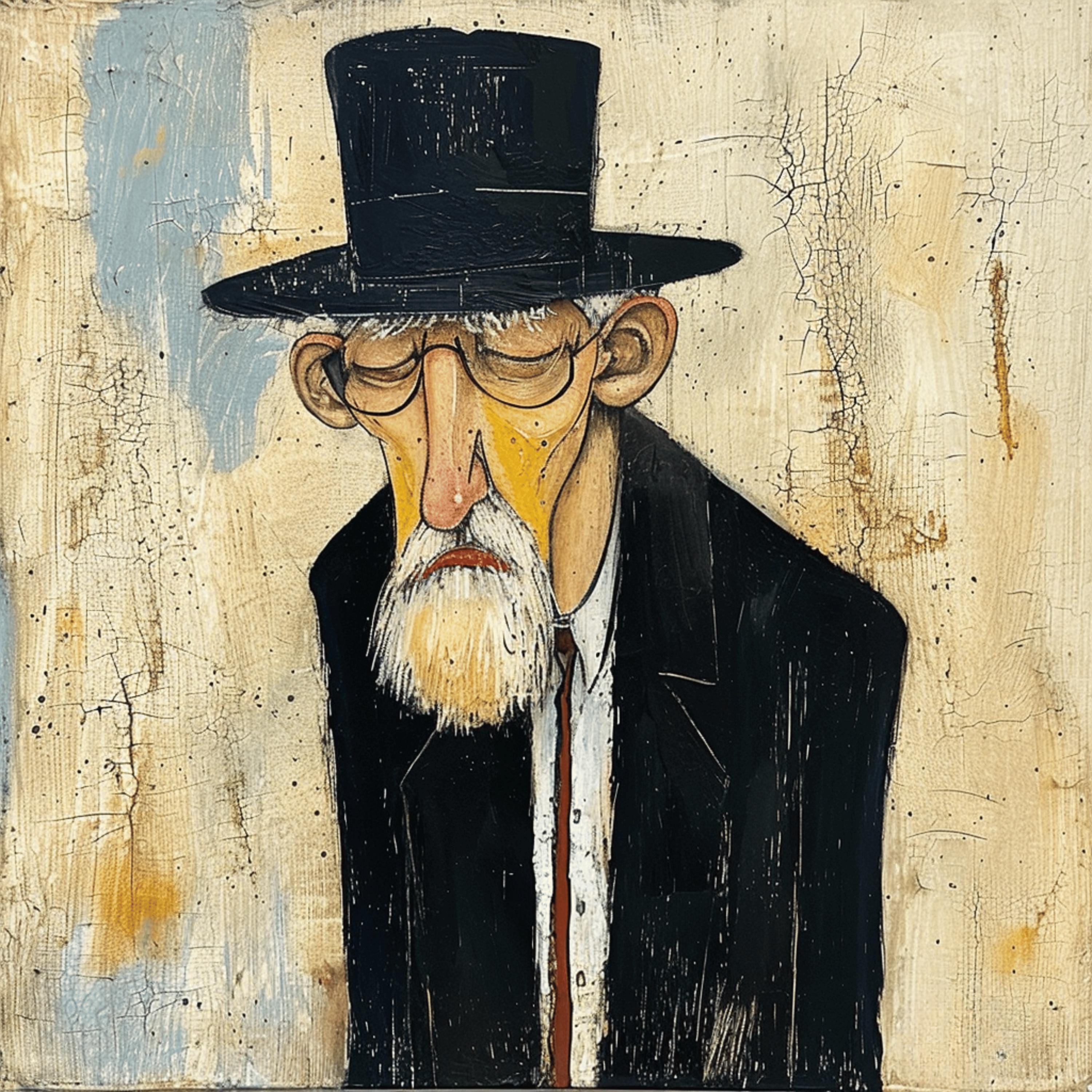40 Quirky Lady and Gentleman Wall Art Prints, Character Portraits for ...