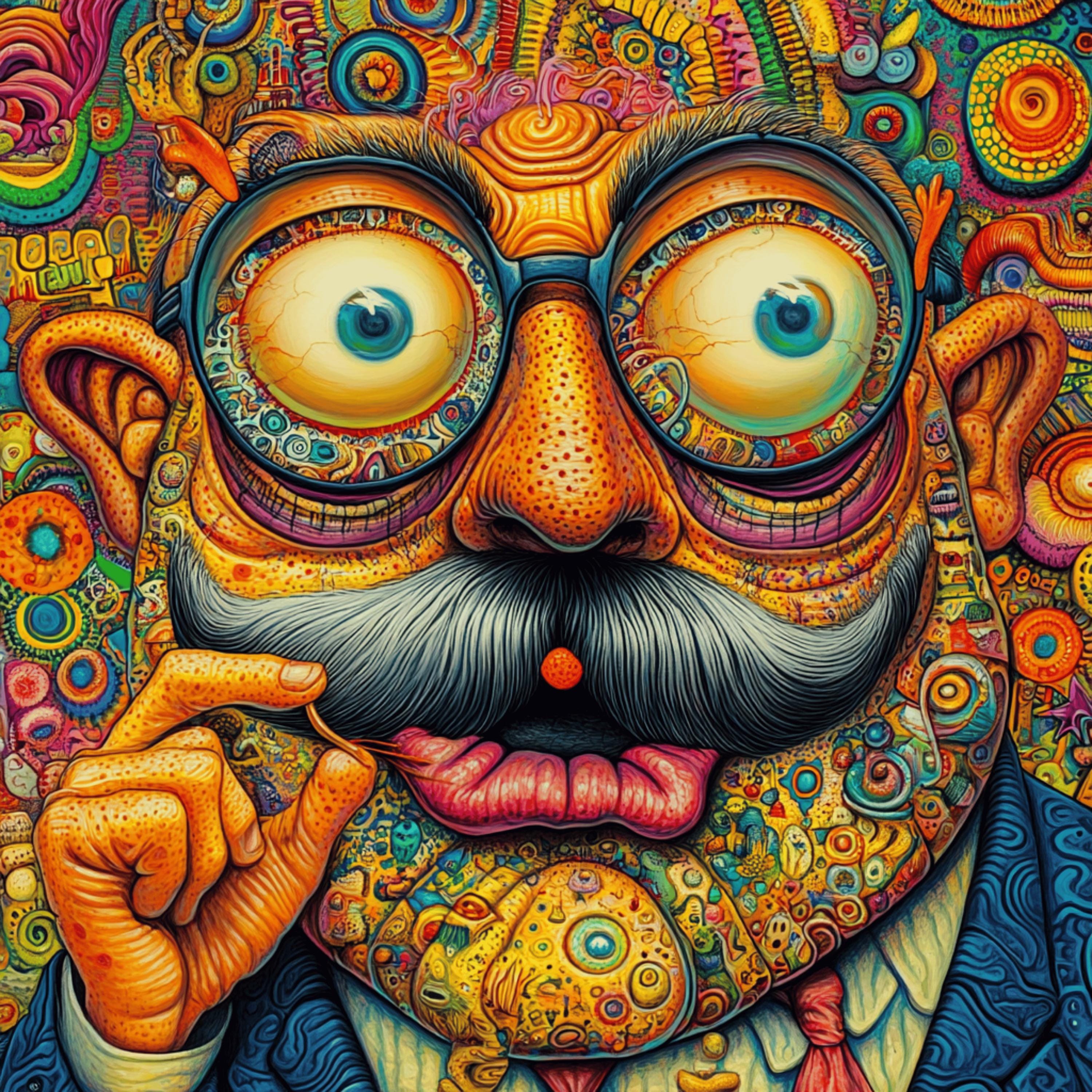 12 Unique Digital Art Downloadable Wall Art, Quirky Large Square ...