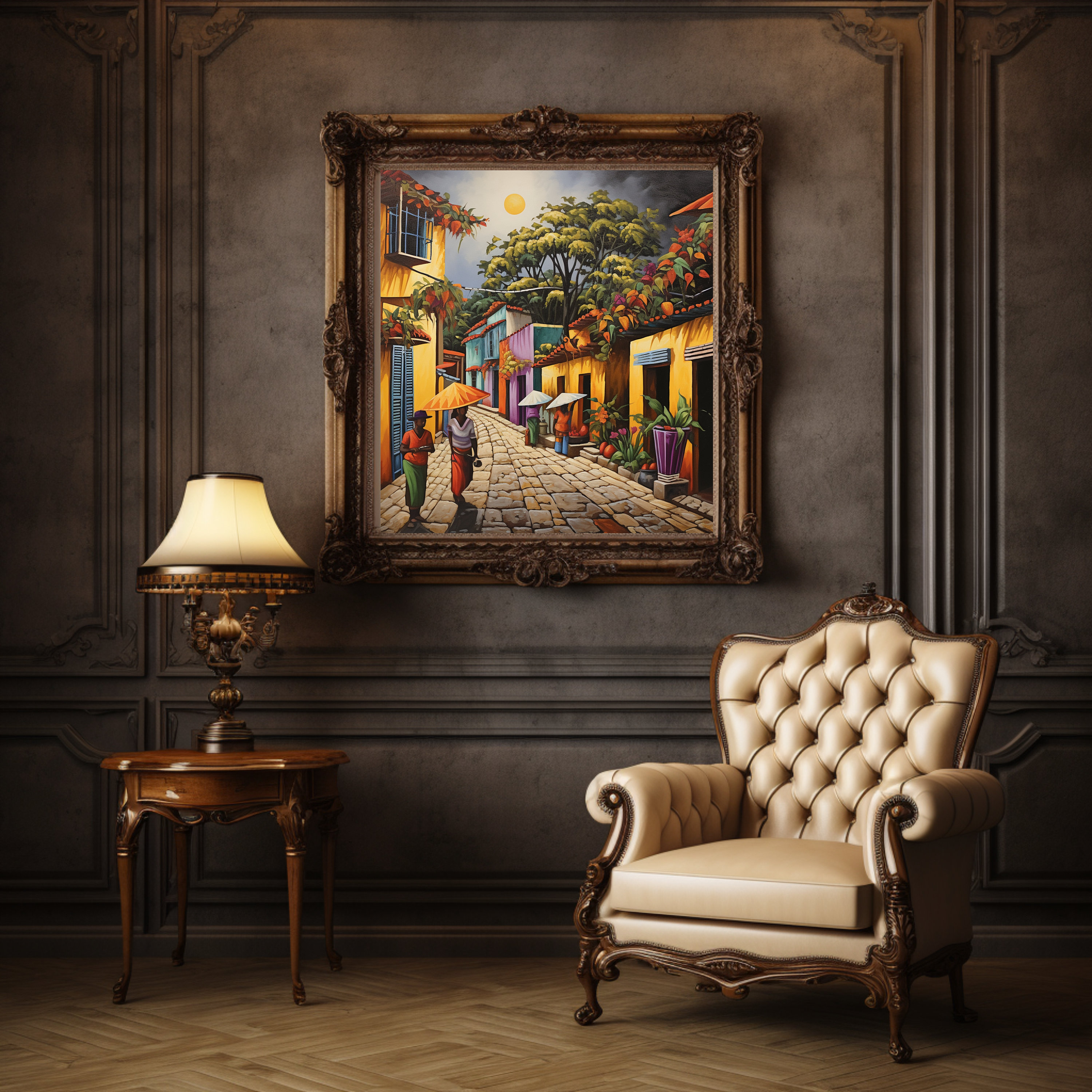 SEVEN Digital Art Prints Cuba Wall Decor Bold Primary Colours Instant ...