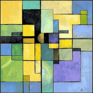 23 Abstract Digital Art Download, Geometric Wall Art, Large Square ...