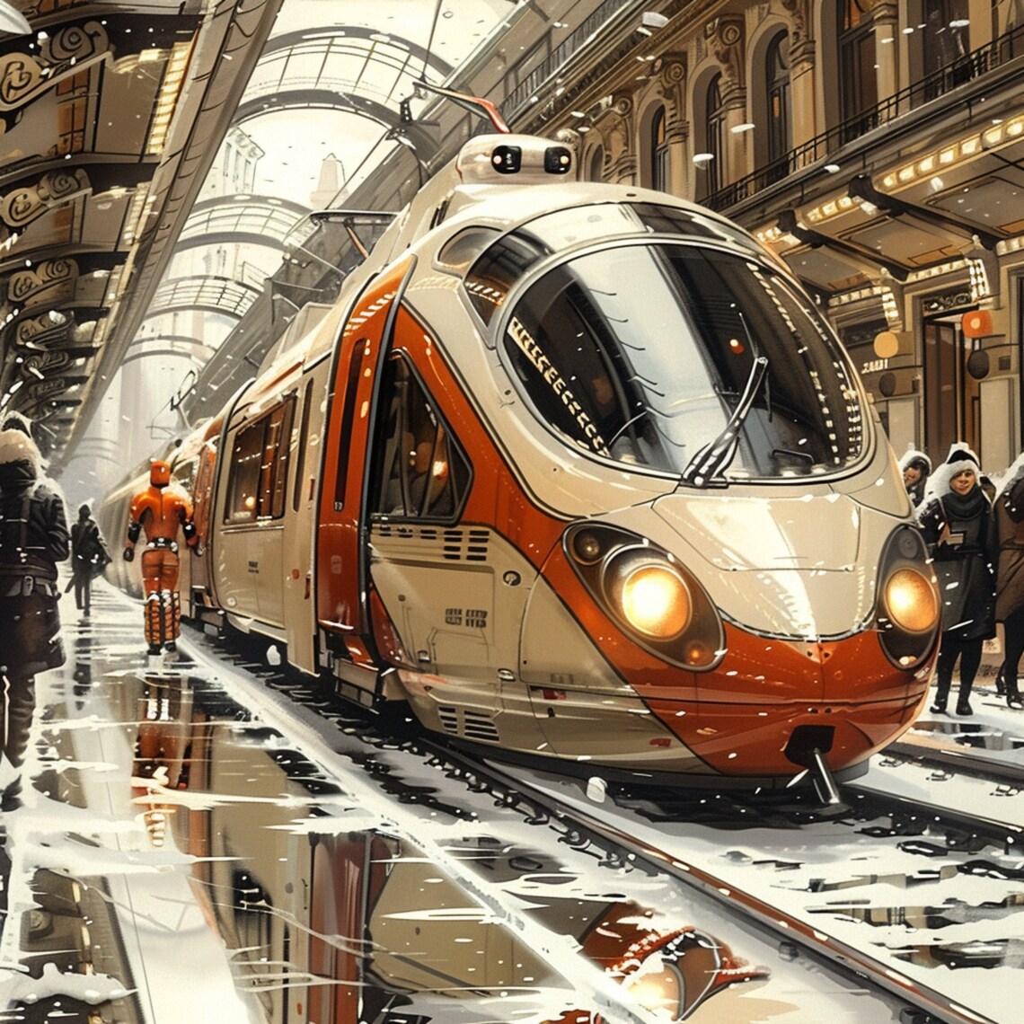 12 Neo Classic Futurism Art, Set of 12 Digital Images, Sci-fi Art ...