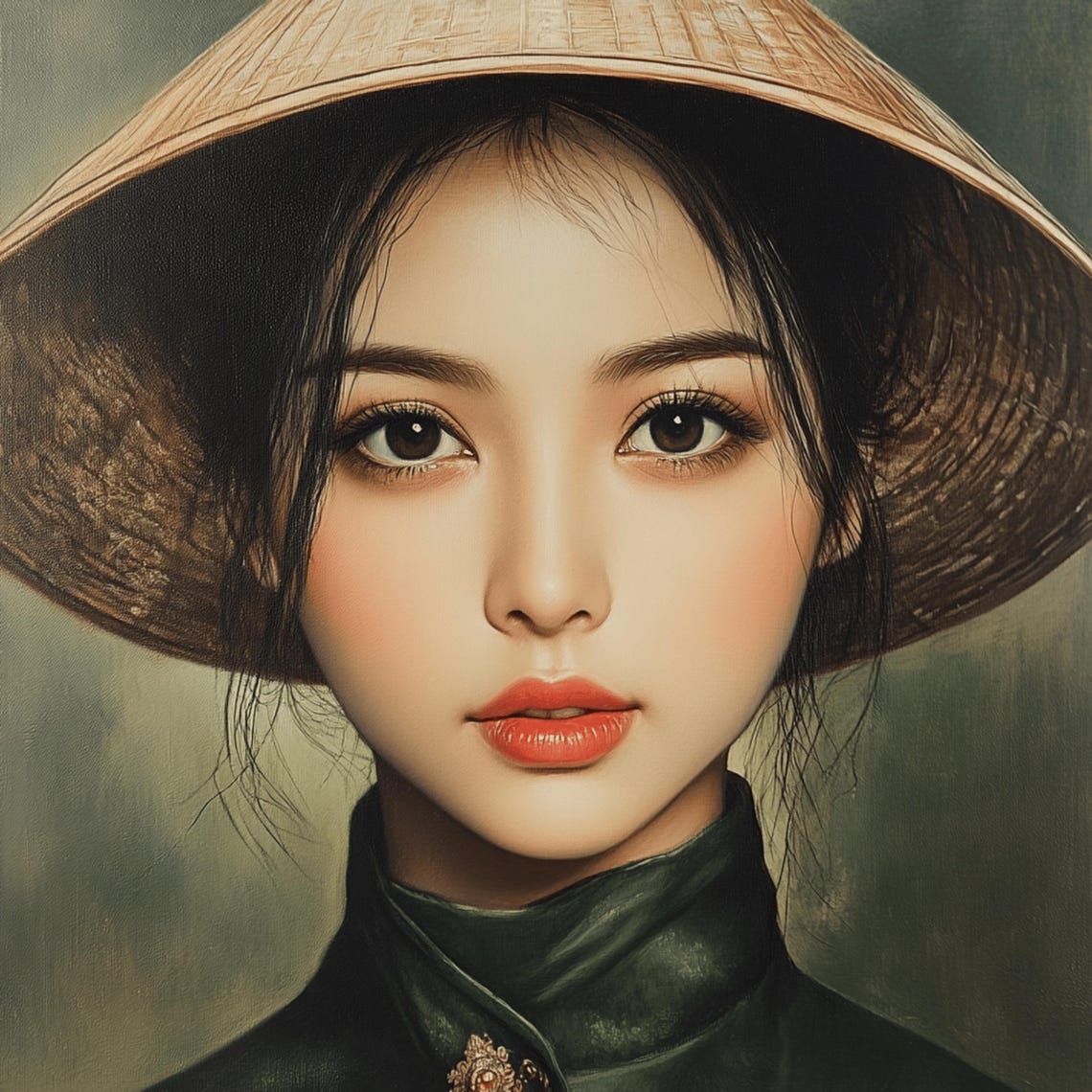 80 Vietnamese Art Prints Digital Download Female Portrait Traditional ...
