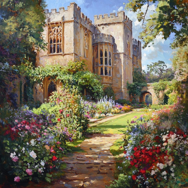 9 Stunning Digital Cotswolds Art Set 9 Images Places of Interest Large ...