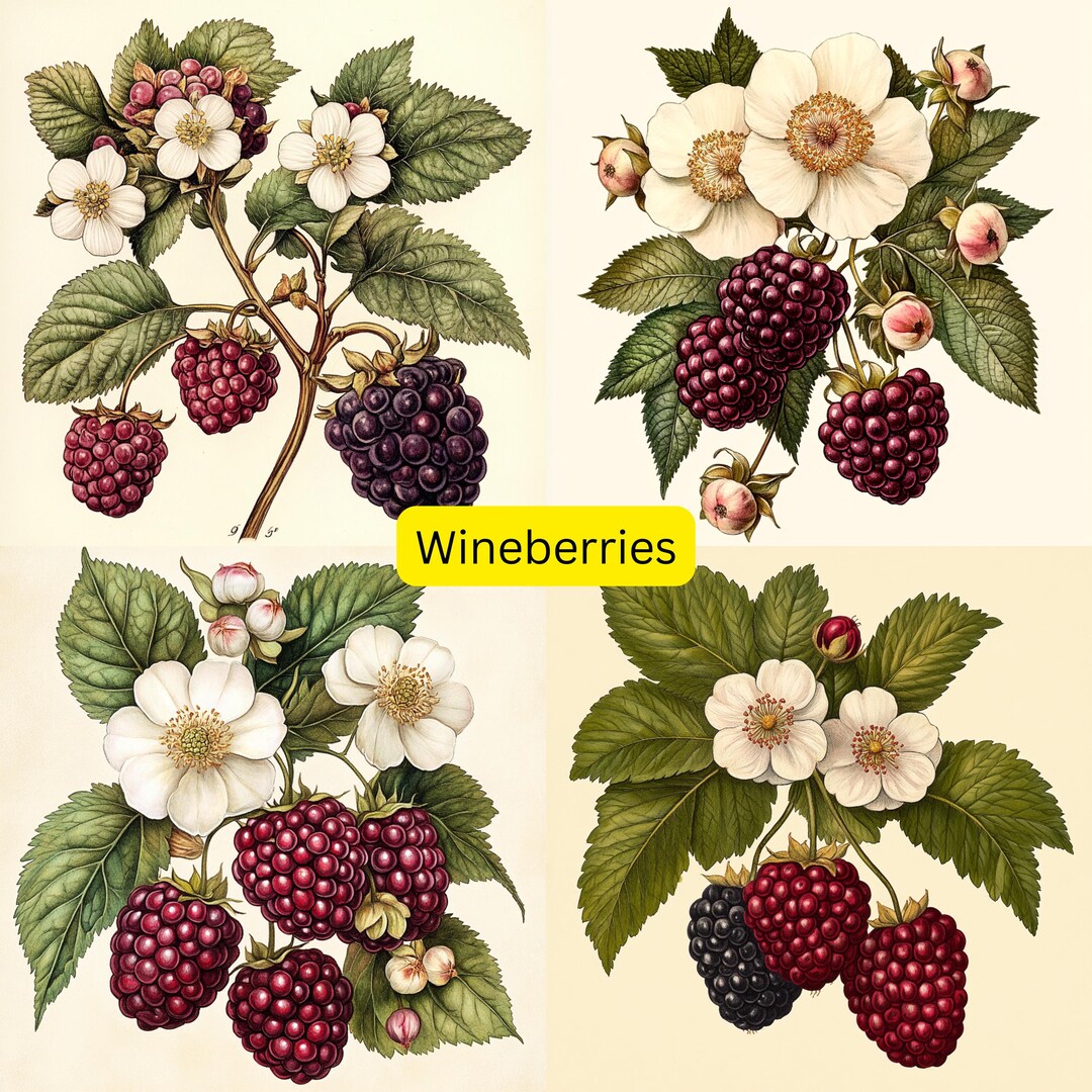 18 Different Types of Berries Digital Download Vintage Fruit Poster for ...