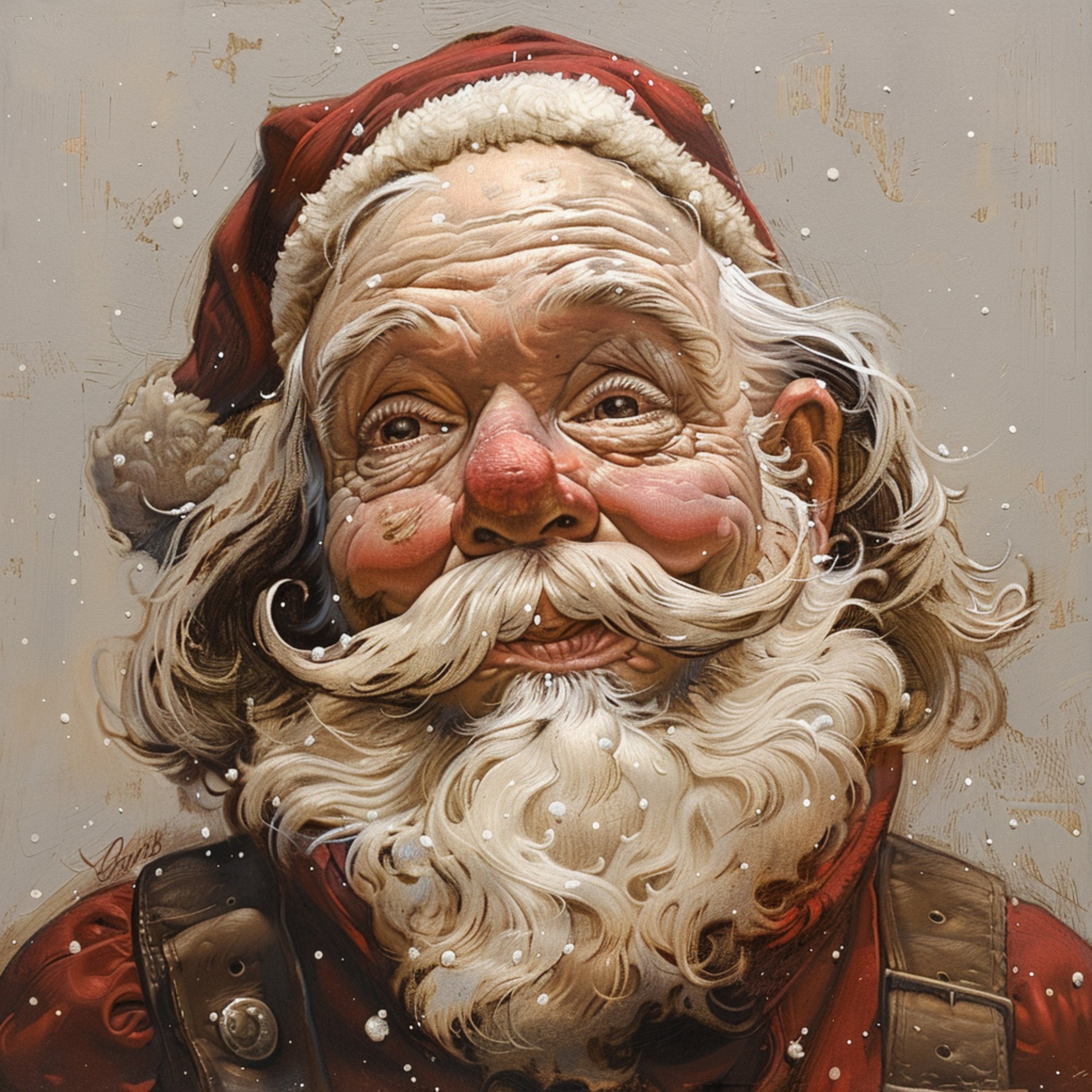 24 Vintage Christmas Santa Digital Download, Retro Santa Claus Images ...