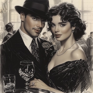 Vintage Style Prohibition Era Prints Set of THIRTY FIVE Posters ...