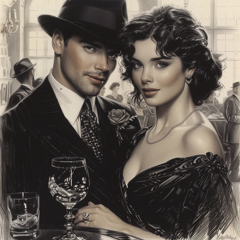 Vintage Style Prohibition Era Prints Set of THIRTY FIVE Posters ...