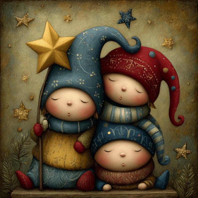50 DIY Christmas Character Wall Art, Holiday Digital Images for Living ...