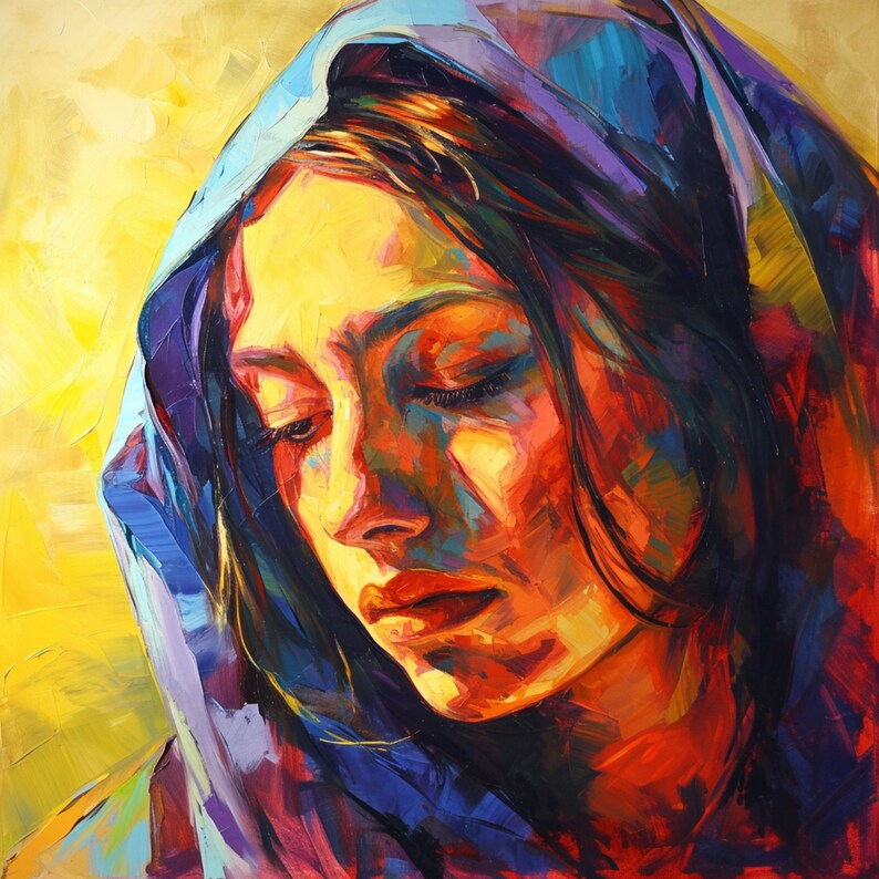 NINE Modern Religious Christian Wall Art Instant Printable Digital ...