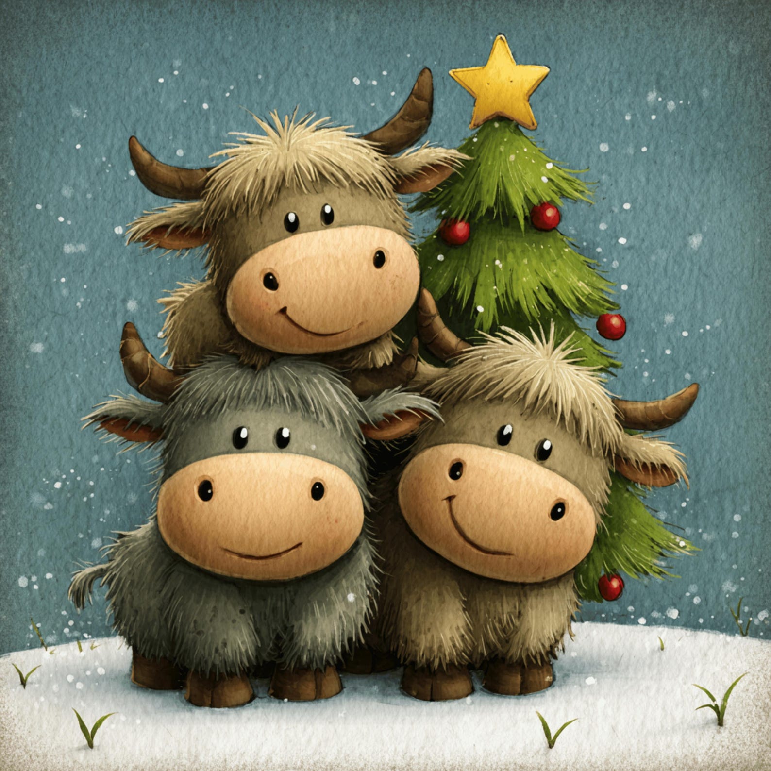 50 DIY Christmas Character Wall Art, Holiday Digital Images for Living ...