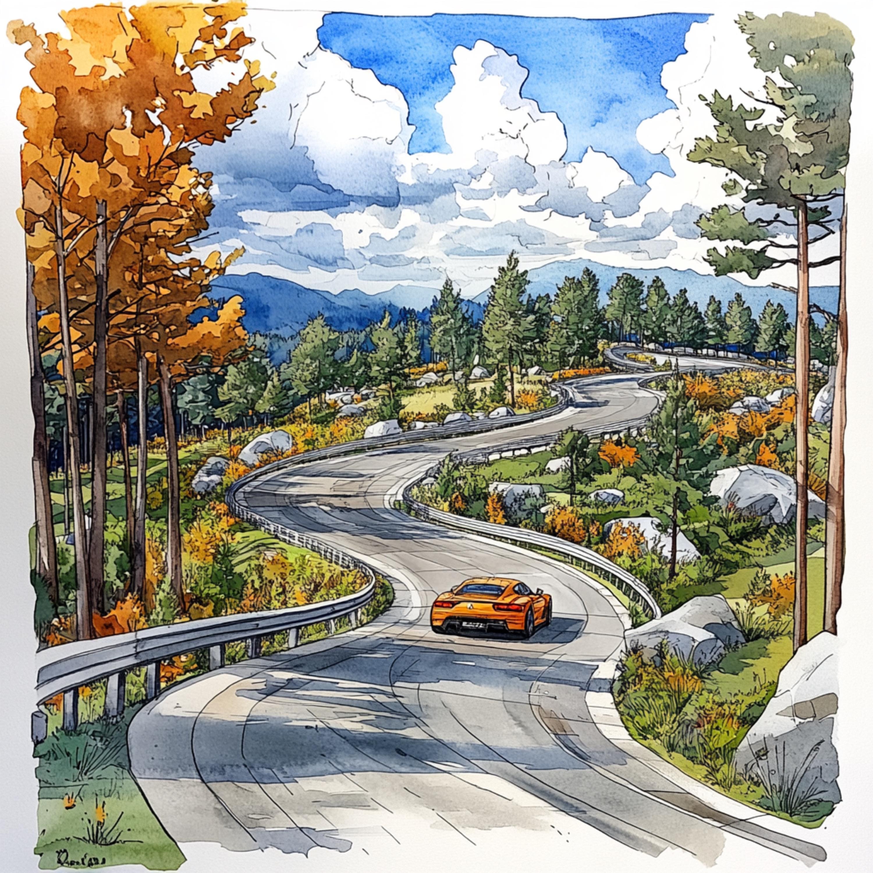 20 Vintage Racing Art, Nurburgring Race Circuit, Retro Wall Decor ...