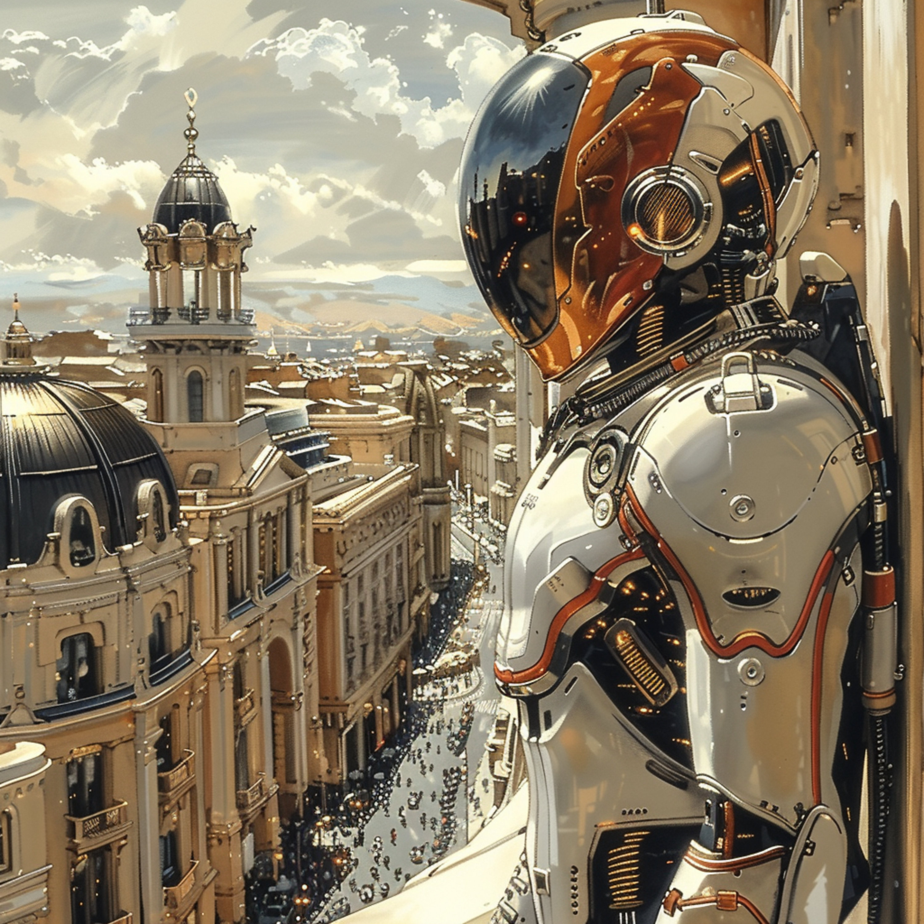 12 Neo Classic Futurism Art, Set of 12 Digital Images, Sci-fi Art ...
