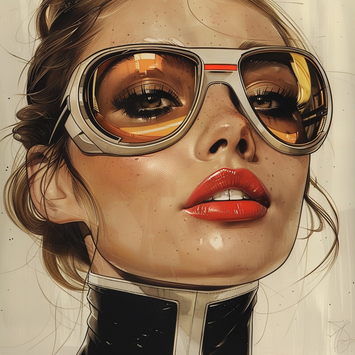 12 Neo Classic Futurism Art, Set of 12 Digital Images, Sci-fi Art ...