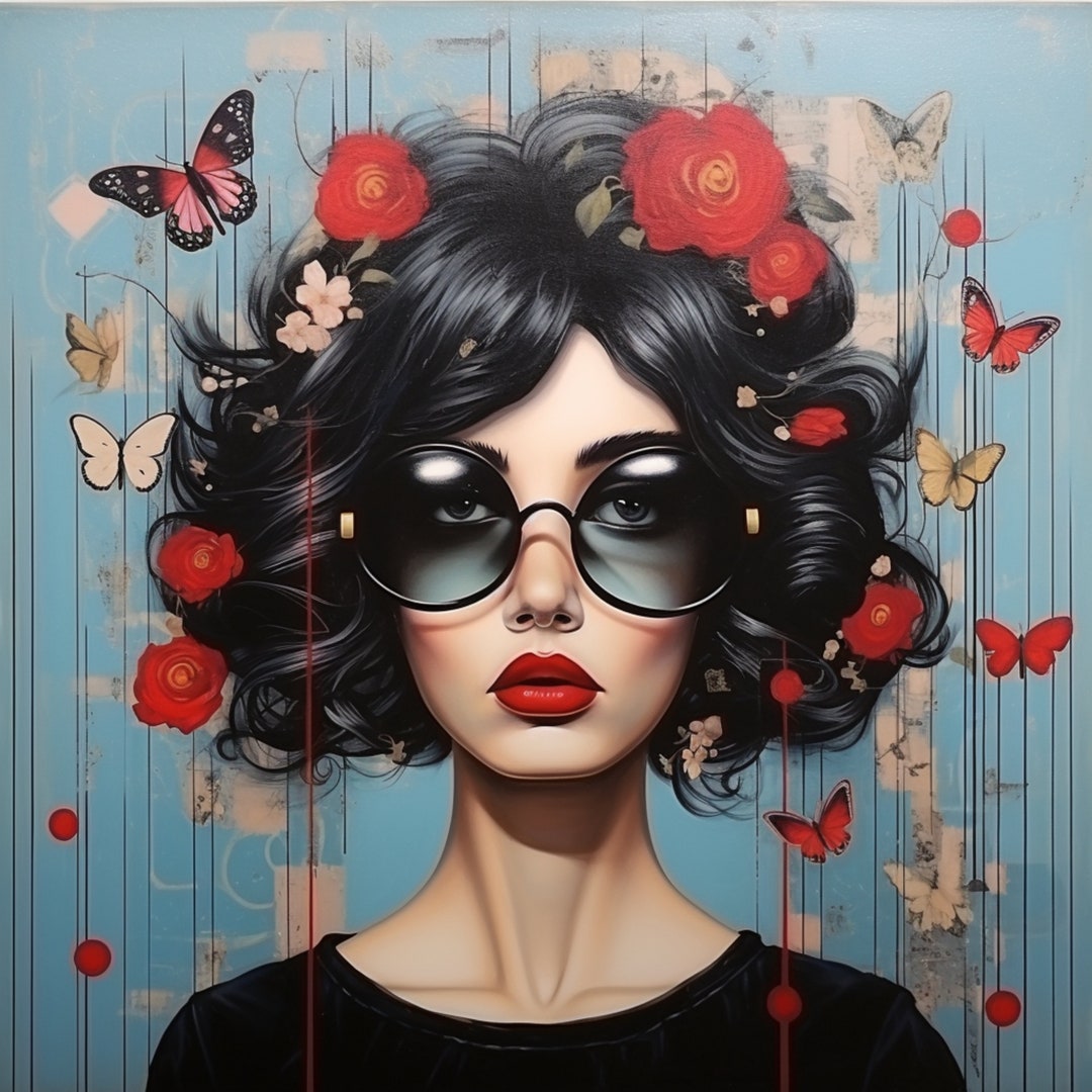 SEVEN Sassy Women Females Digital Art Prints Wall Decor Instant ...