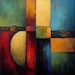 100 Abstract Artwork Square Large Art Digital Images Vibrant Colors ...