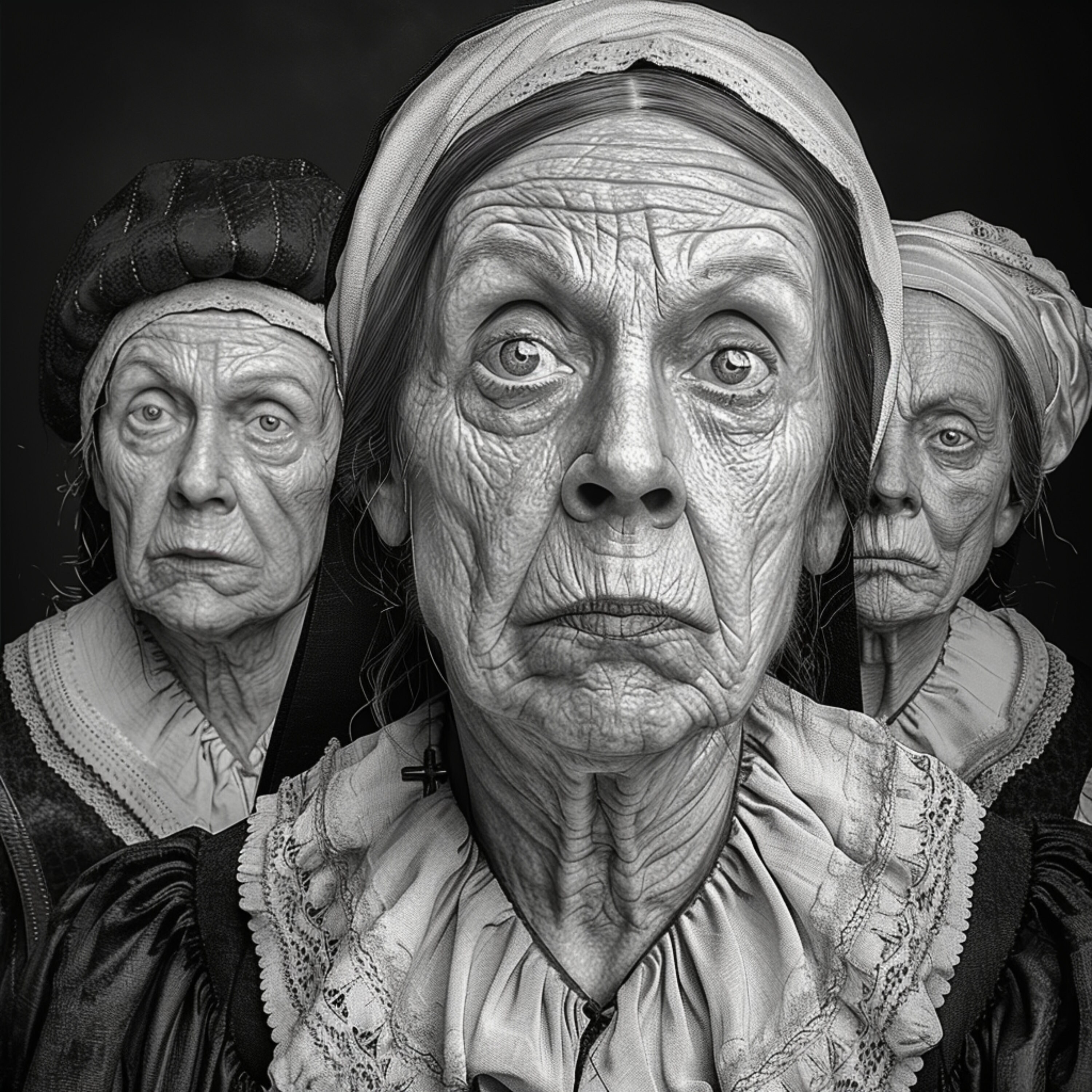 TEN Halloween Witch Trial Scene Digital Art, Salem Witch Trials ...