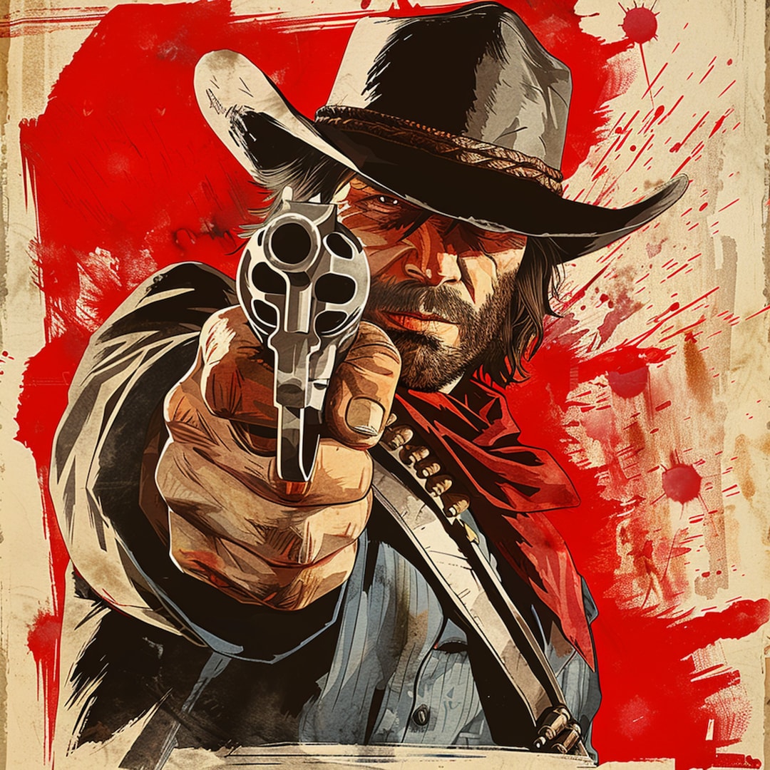 8 Western Cowboy Poster Style, EIGHT Digital Images, Printable Artwork ...
