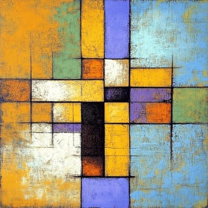 23 Abstract Digital Art Download, Geometric Wall Art, Large Square ...