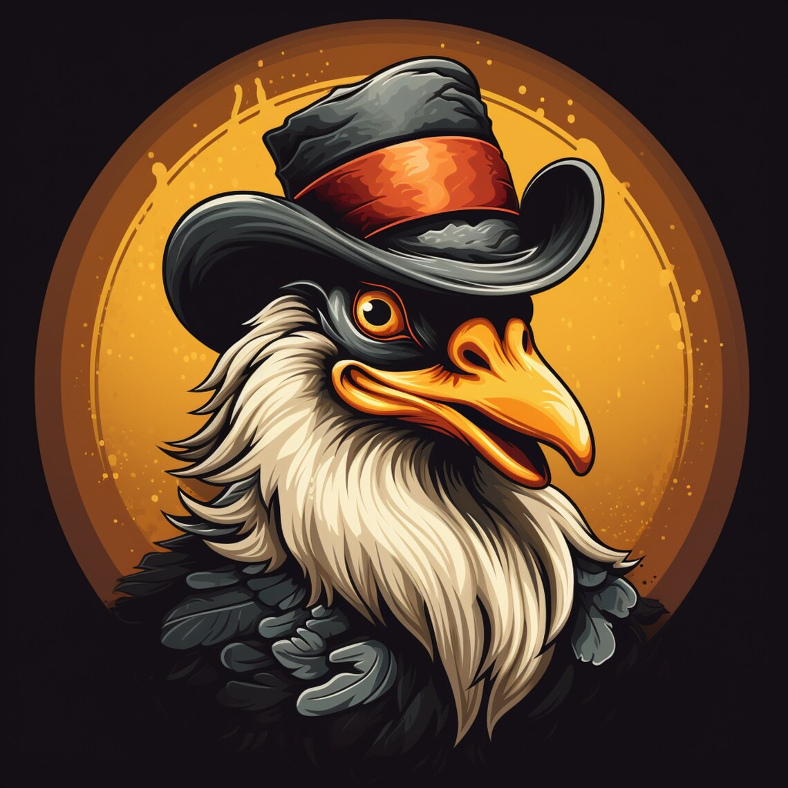 TWENTY THREE Vintage Steampunk Style Rooster Duck Wall Art, Colorful ...