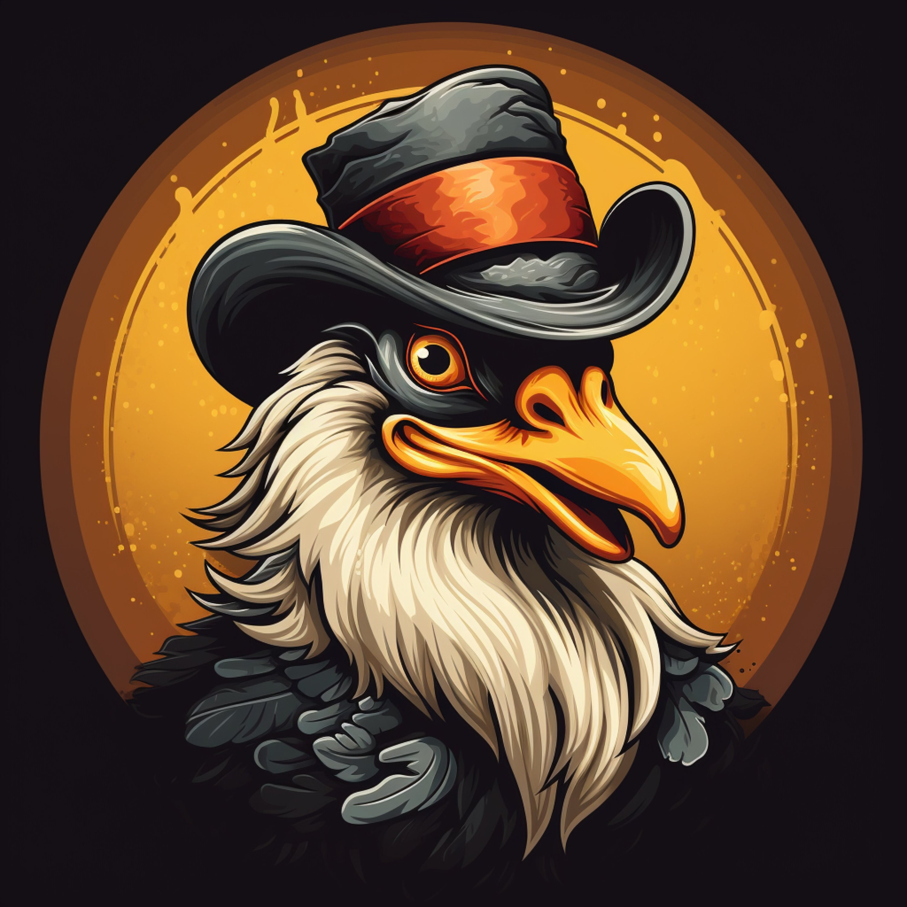 TWENTY THREE Vintage Steampunk Style Rooster Duck Wall Art, Colorful ...