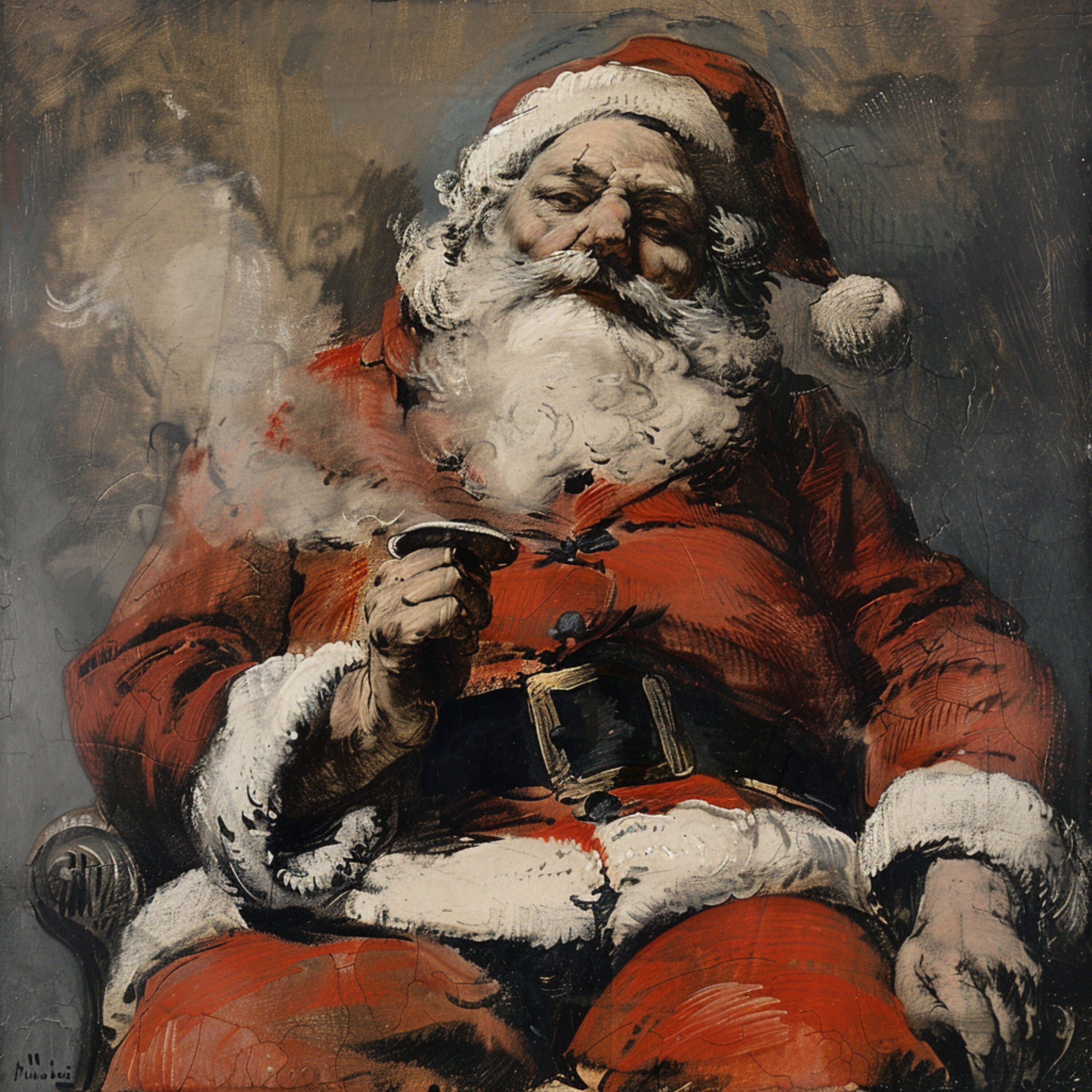 24 Vintage Christmas Santa Digital Download, Retro Santa Claus Images ...