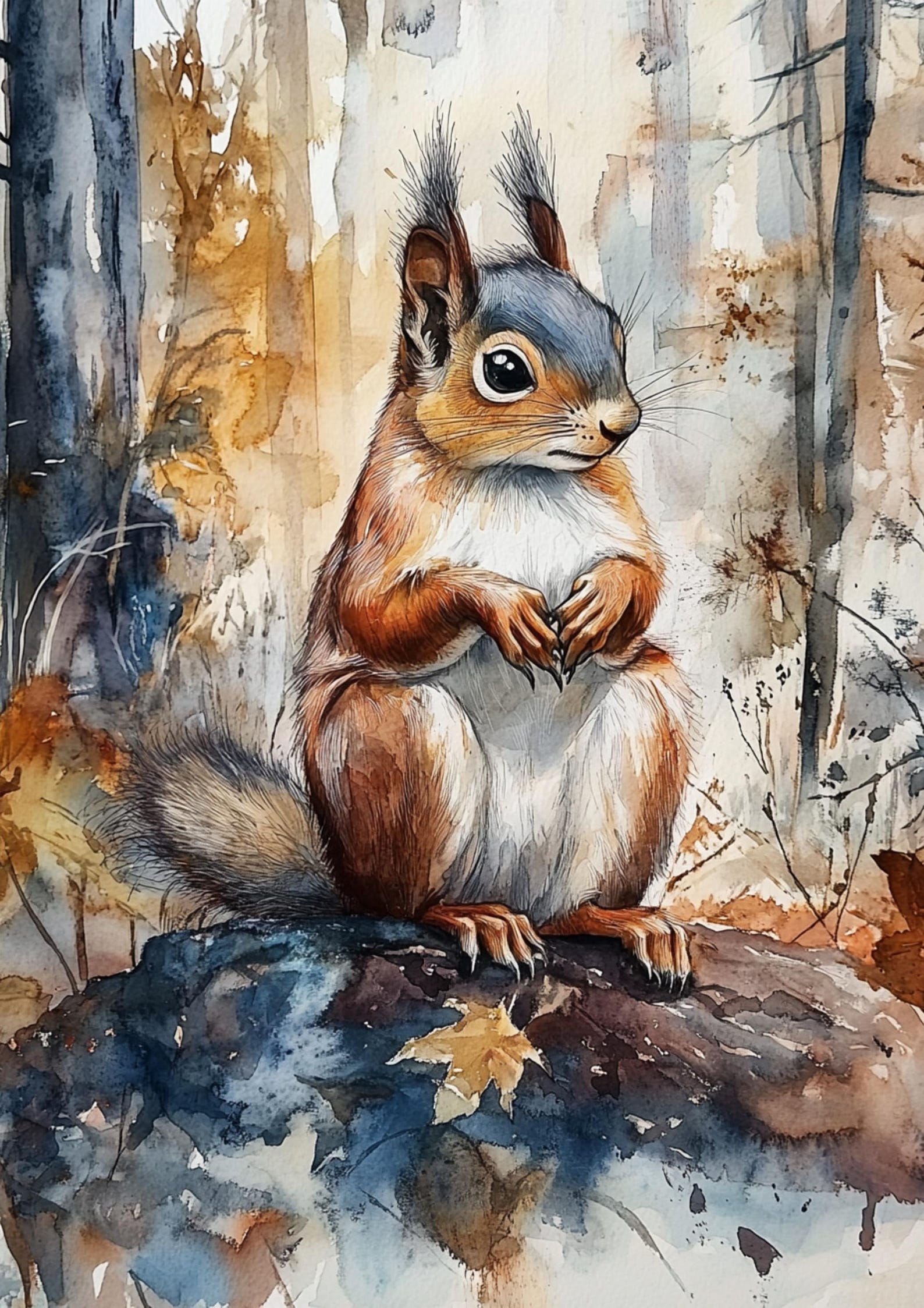 Woodland Creatures Printable Calendar Digital Download Large Artwork ...