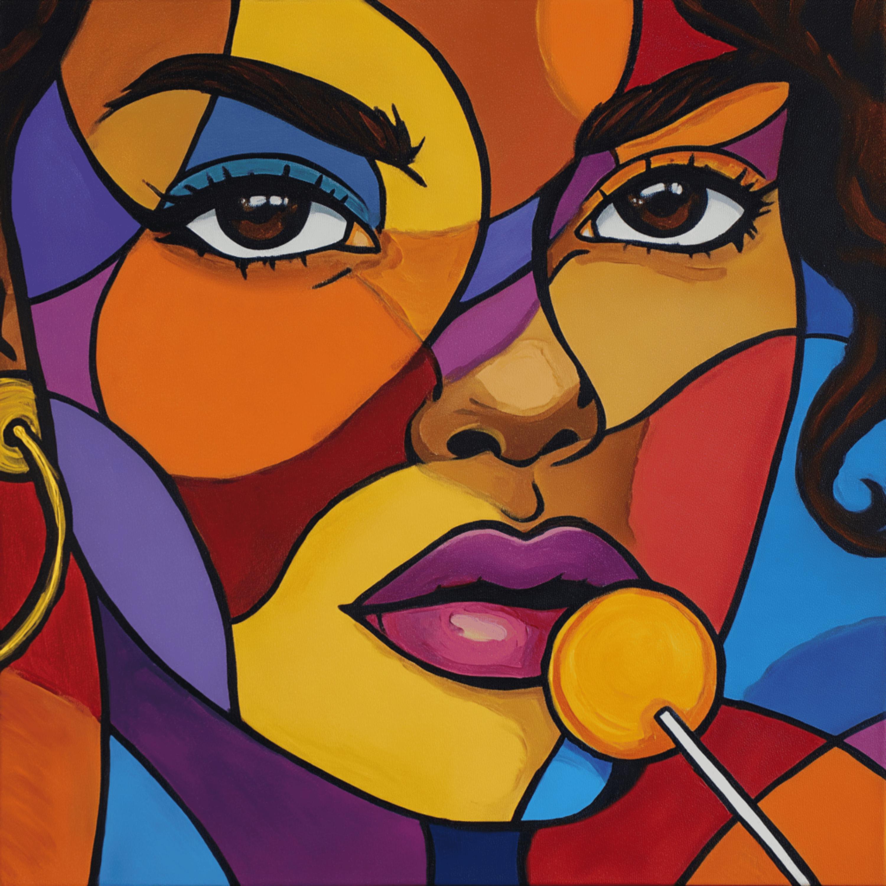 14 Pop Art Portrait Prints, Colorful Woman & Man Wall Art, Bold Digital ...