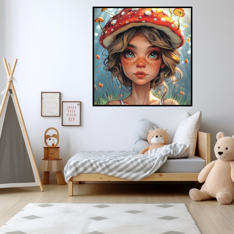SEVEN Digital Fantasy Art Prints, Vivid Cartoon Artwork, Fantasy Wall ...