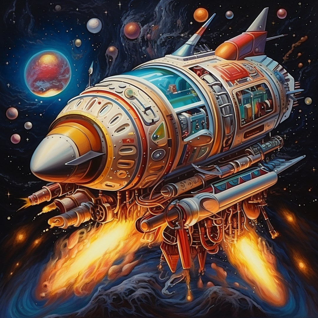 NINE Space Shuttle Rocket Launch Poster, Digital Download, Rocket ...