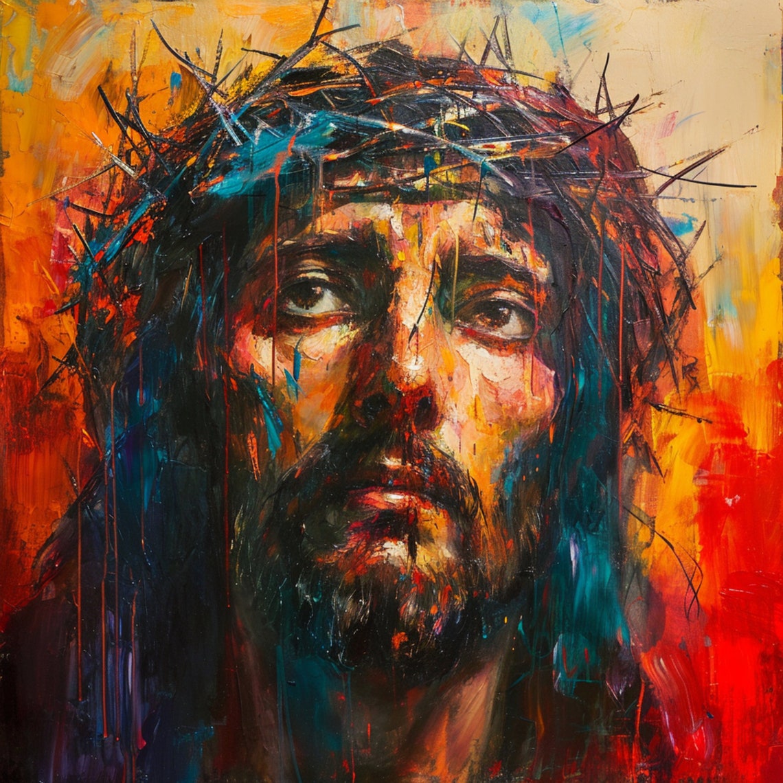 NINE Modern Religious Christian Wall Art Instant Printable Digital ...