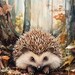 Woodland Creatures Printable Calendar Digital Download Large Artwork ...