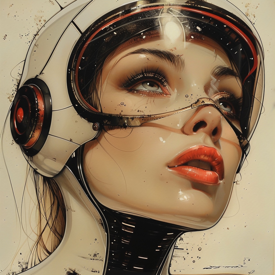 12 Neo Classic Futurism Art, Set of 12 Digital Images, Sci-fi Art ...