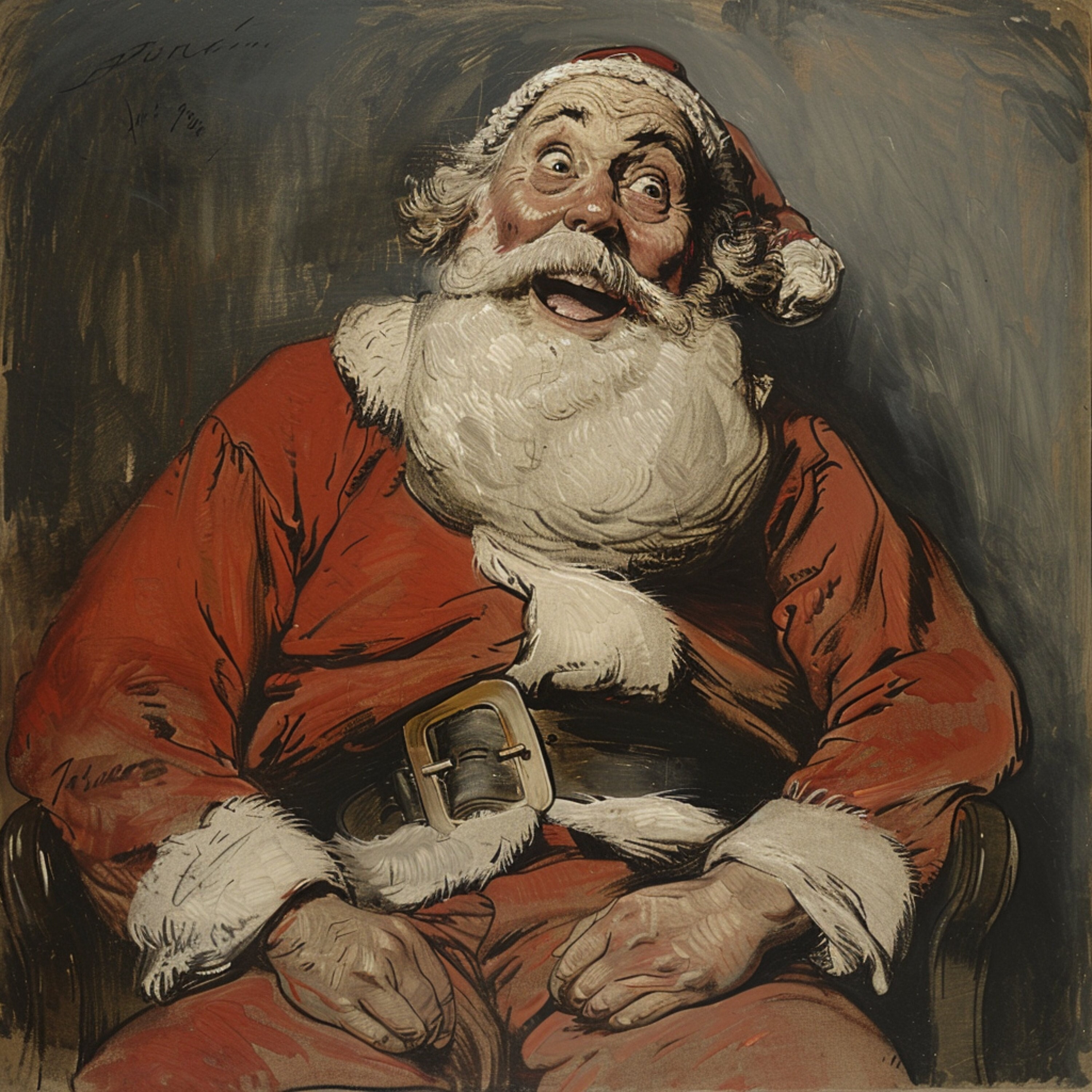 24 Vintage Christmas Santa Digital Download, Retro Santa Claus Images ...