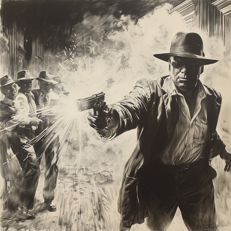 Vintage Style Prohibition Era Prints Set of THIRTY FIVE Posters ...