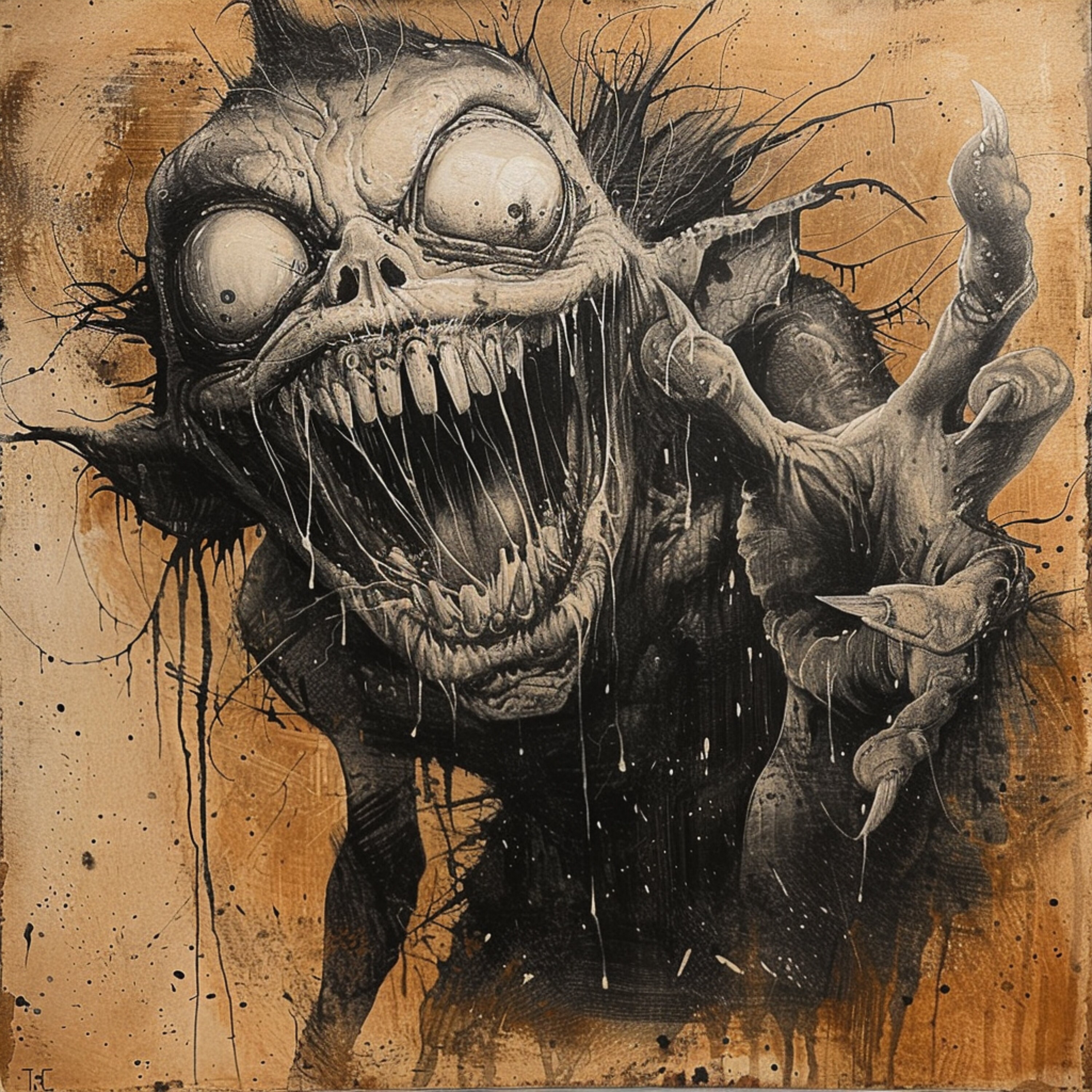 8 Paranormal Halloween Horror Digital Images, 8 Creepy Scary Horror ...