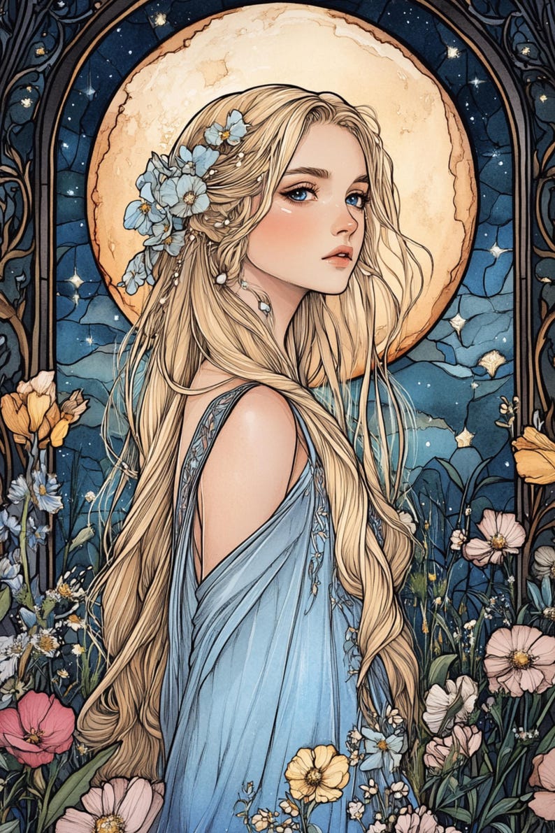 Digital Goddess Wall Art, Printable Art Set, 21 Digital Images ...