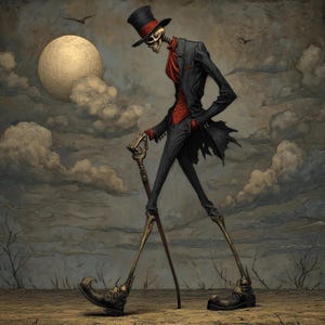 30 Surreal Men Walking Artwork Digital Download, Quirky Fantasy Figures ...