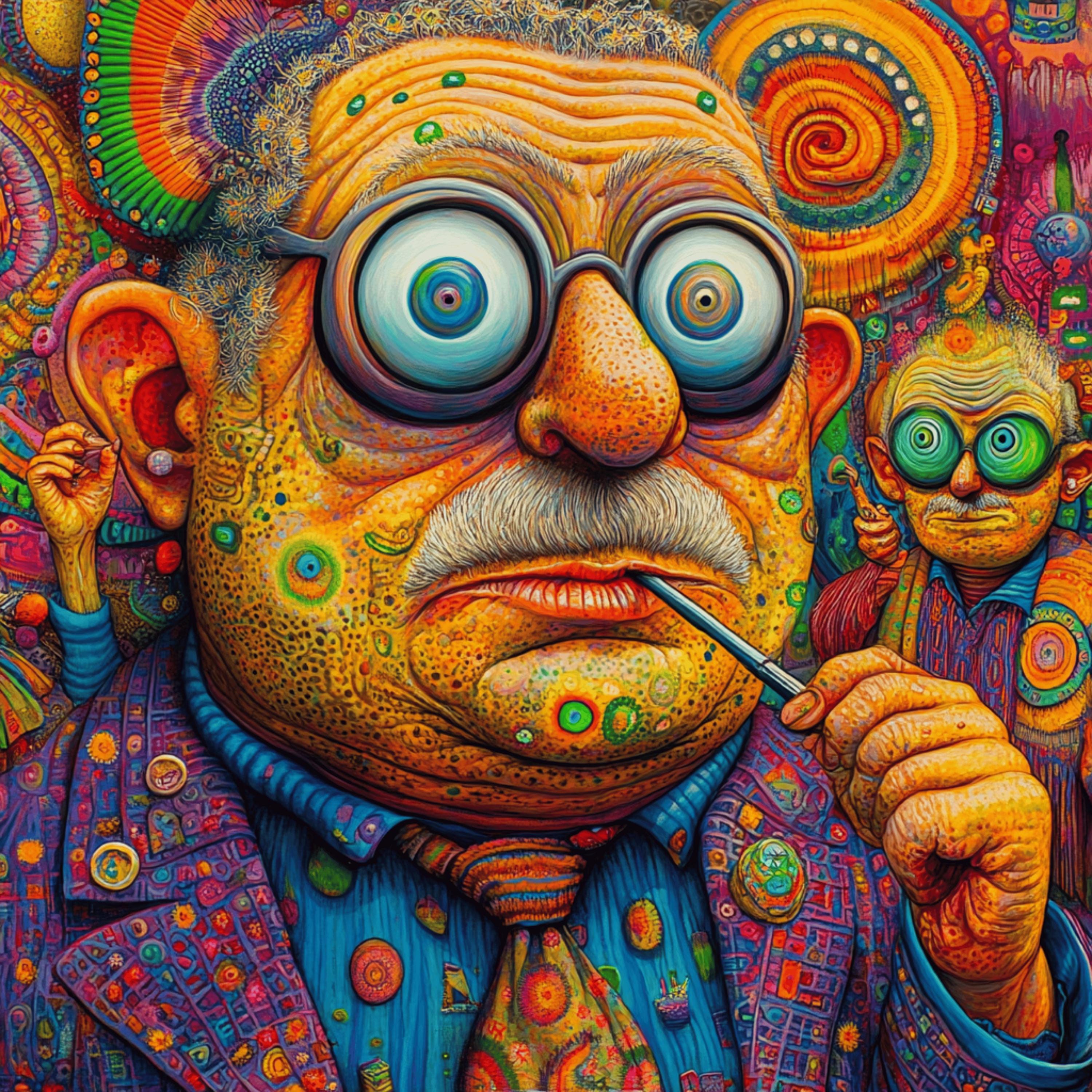 12 Unique Digital Art Downloadable Wall Art, Quirky Large Square ...