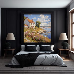 8 Vintage Lighthouse and Sailboat Poster, Coastal Nautical Wall Art ...