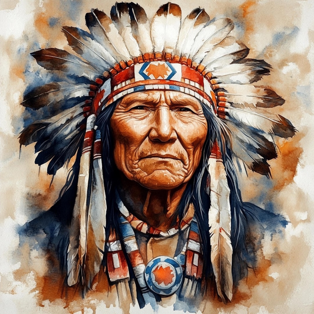 50 Native American Indian Digital Art Prints, Horse Riding Painting ...