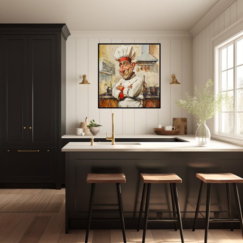 11 Vintage Koch Karikatur Poster, Küchendekoration, Esszimmer Wandkunst ...